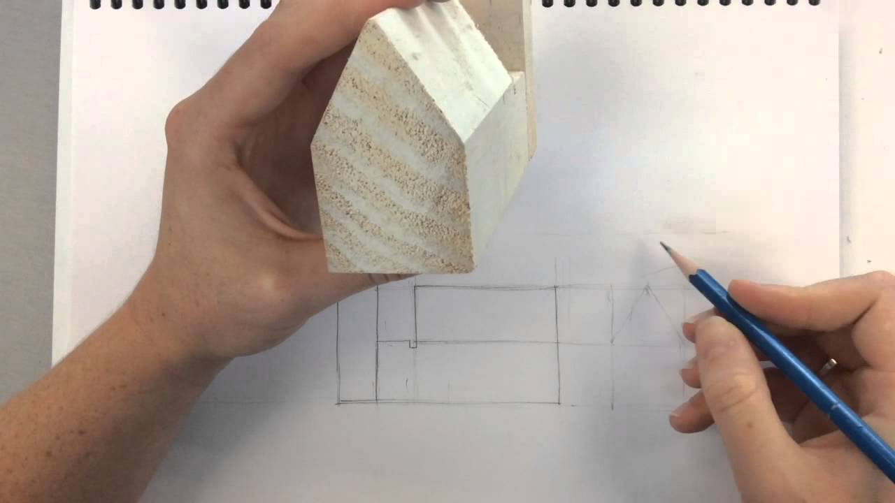 Orthographic Projection of House - YouTube