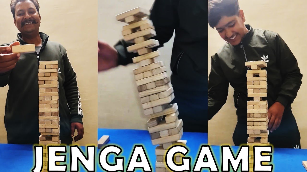 Indian Jenga Game 😍 | Traditional Fun Meets Wooden Blocks #jengagame ...