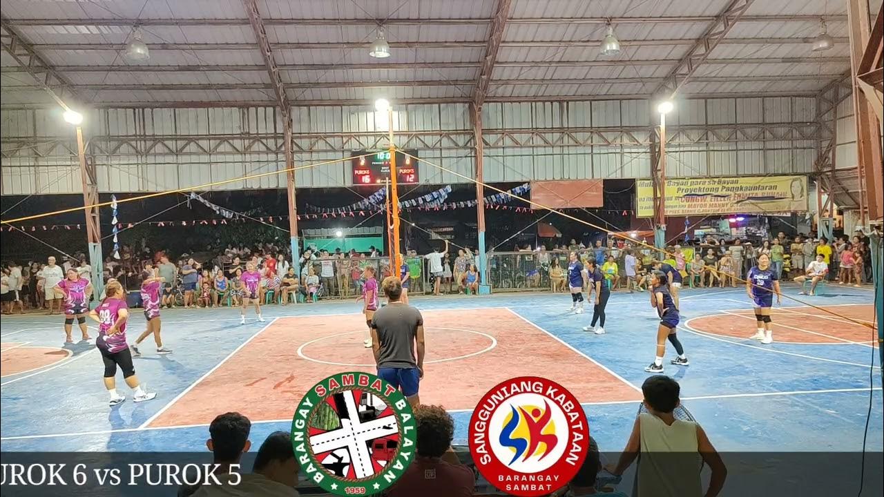 SAMBAT SK VOLLEYBALL LEAGUE 2024 FINALS GAME 2 PUROK 6 vs PUROK 5 FULL GAME PART II - YouTube