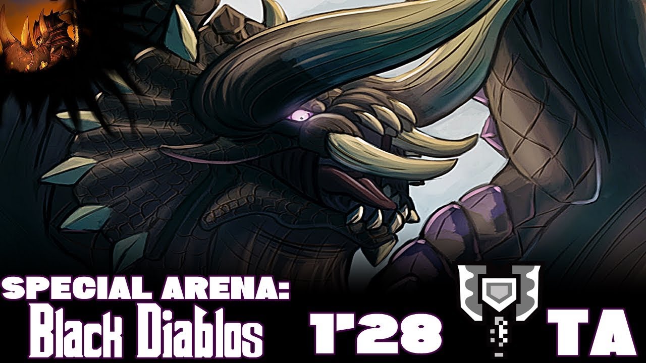 MHWorld - Special Arena: Black Diablos | Solo [1'28] Charge Blade | TA ...