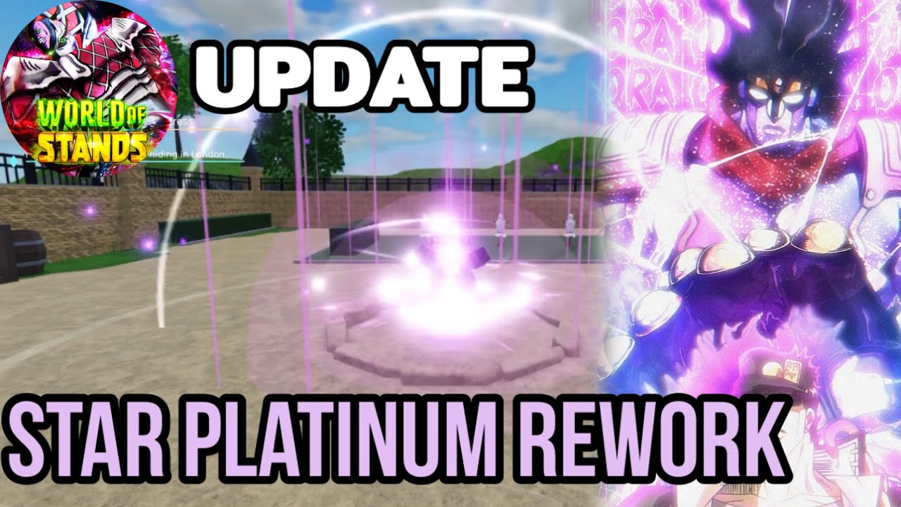 World of Stands l UPDATE Star Platinum rework - YouTube