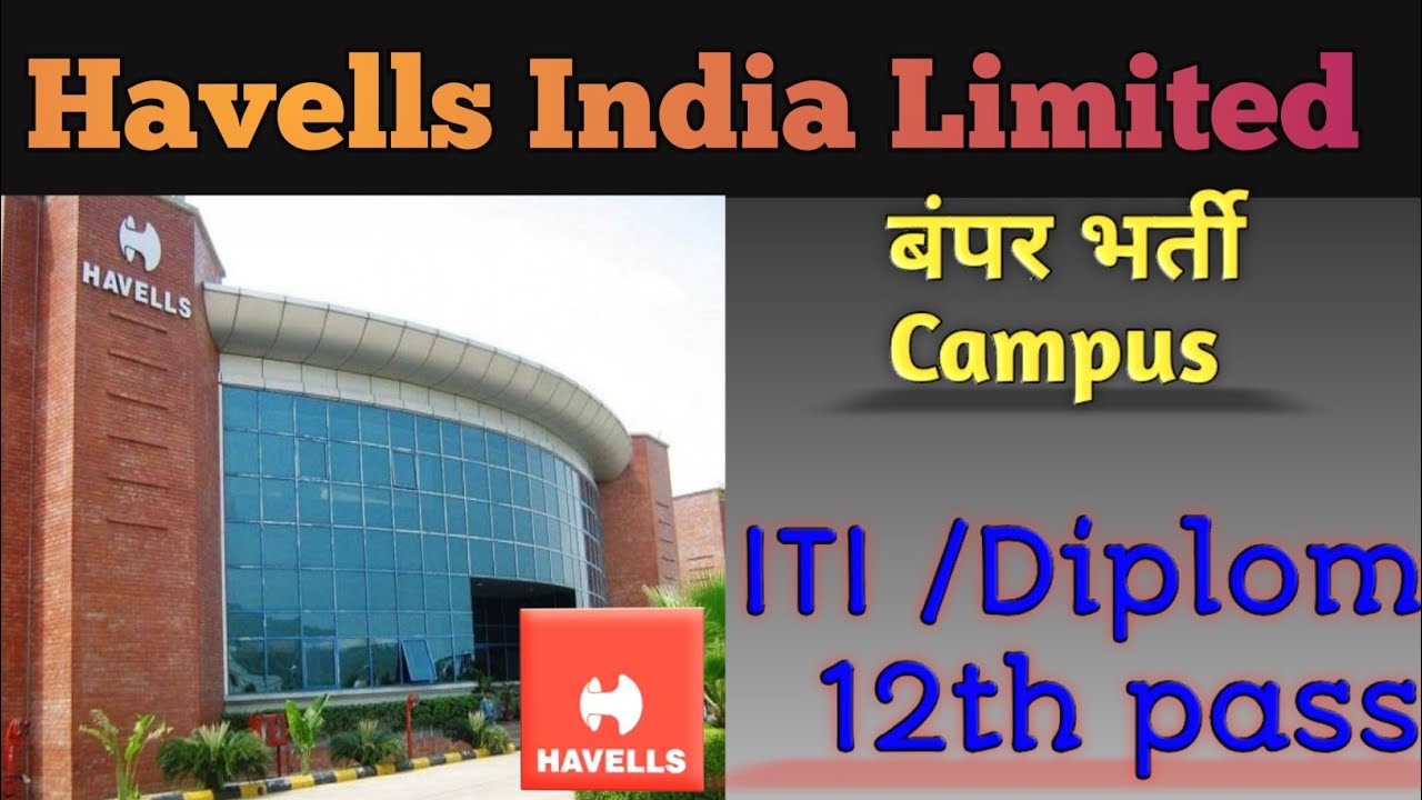 Havells India Limited || Permanent Job in Havells company - YouTube
