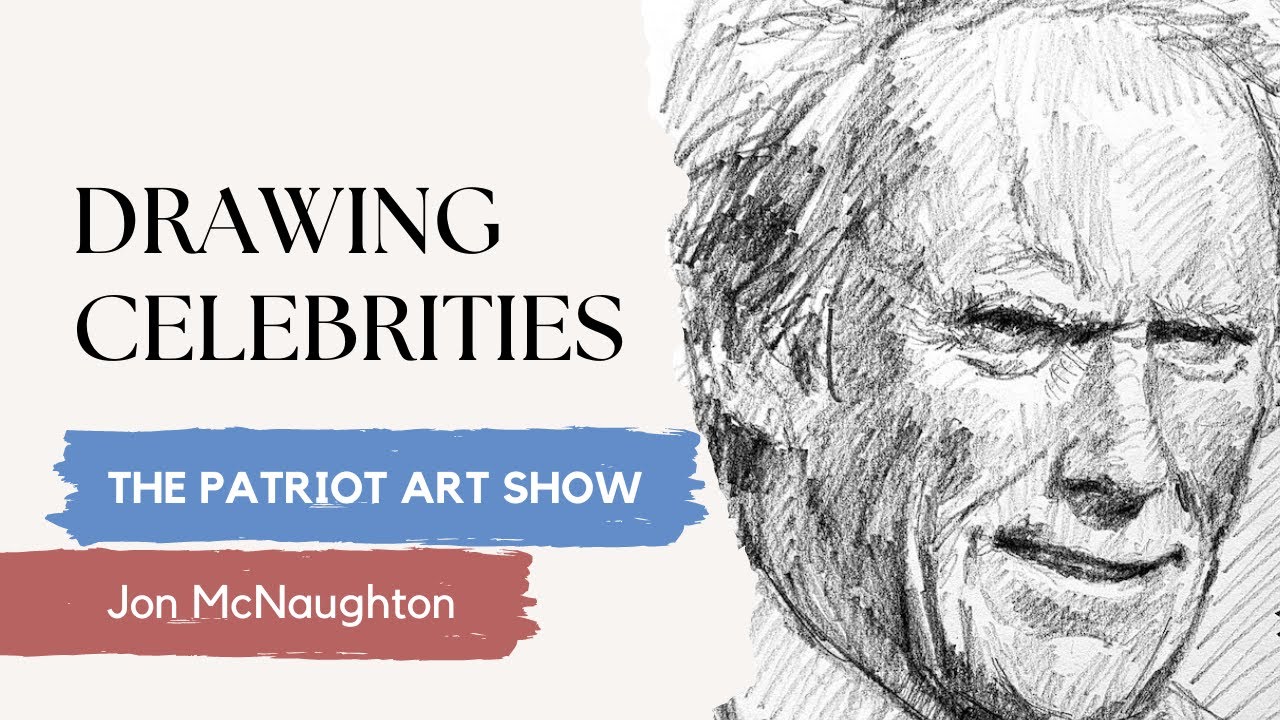 A Sneak Peak at Jon's NEWEST Painting || Drawing Celebrities || Jon ...