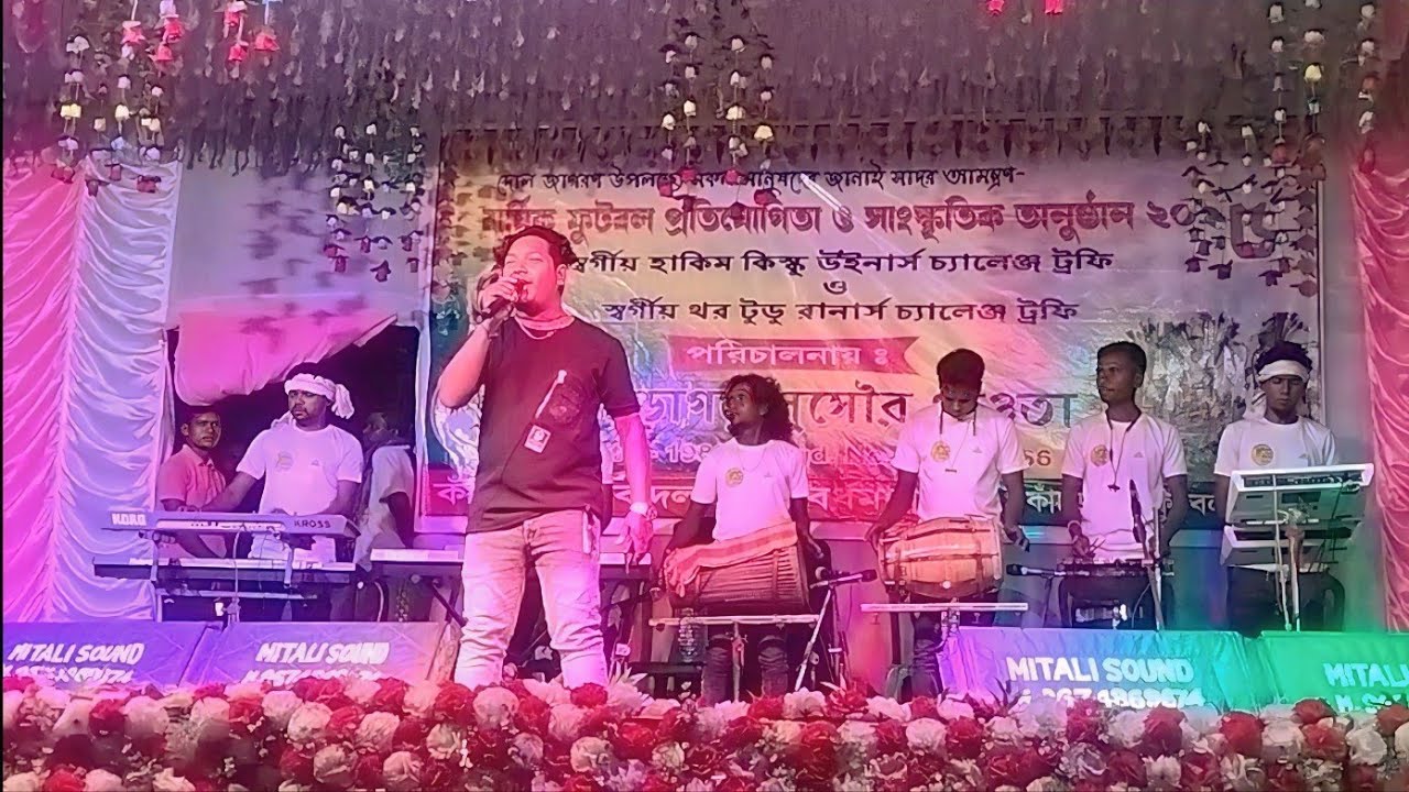 Singer Charan Kumar Soren # raska rasa music band# New Santali song ...