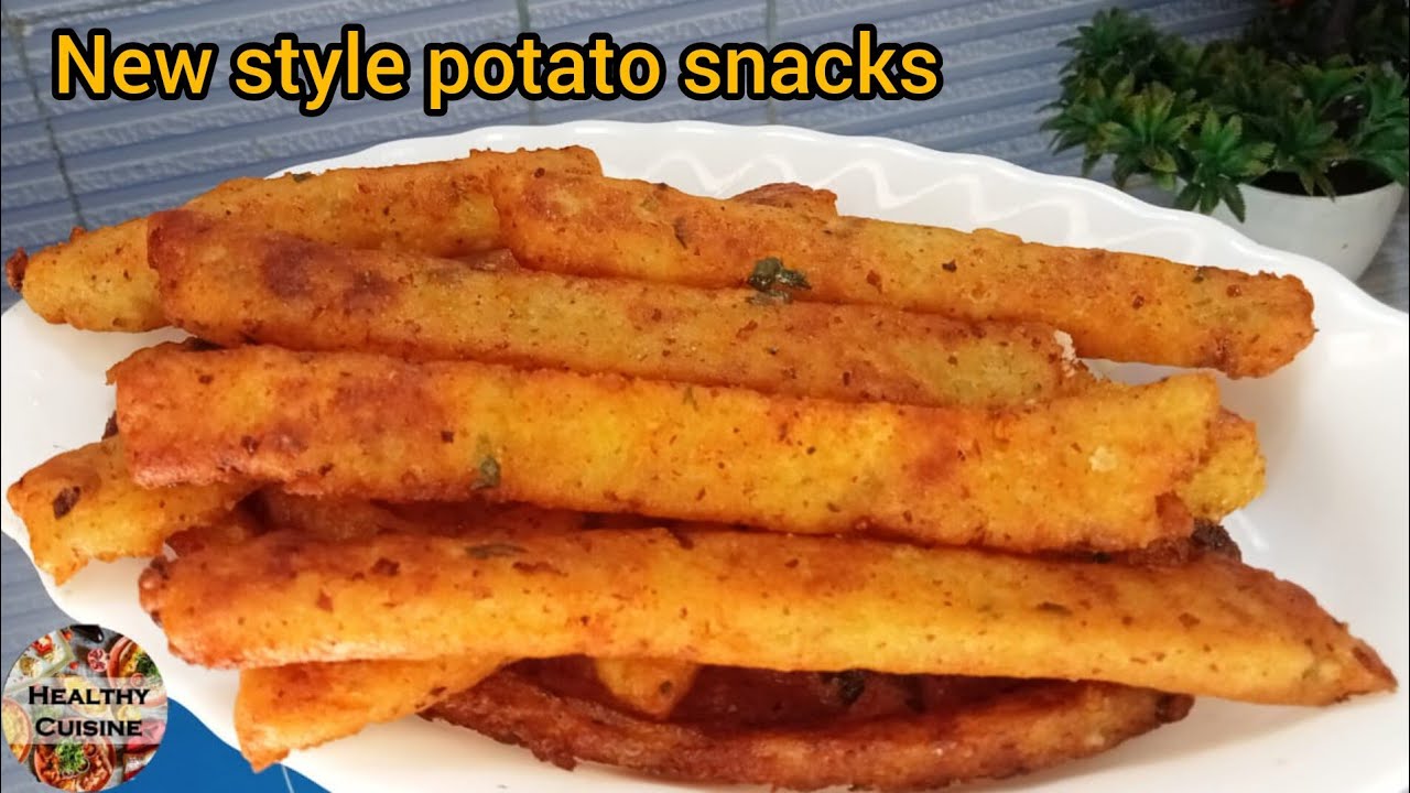 Potato snack recipe || Low budget fries recipe by healthy cuisine - YouTube