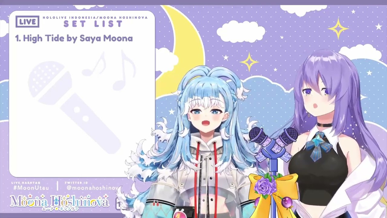 High Tide - Moona Hoshinova / Moona & Kobo Karaoke / [ HoloID | Moona ...