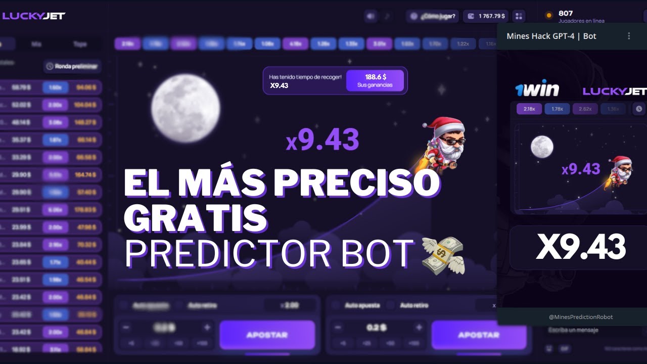 🚀 El bot pronosticador gratuito más preciso del juego Lucky Jet | Hack ...