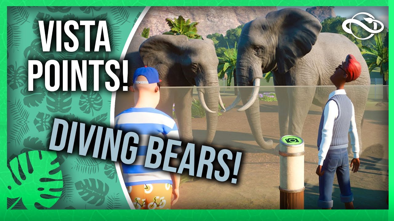 VISTA POINTS! DEEP DIVING BEARS! - Planet Zoo Update 1.6 - YouTube