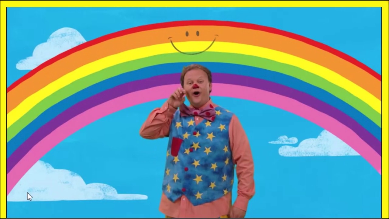 mr tumble i can sing a rainbow nursery rhyme song - YouTube