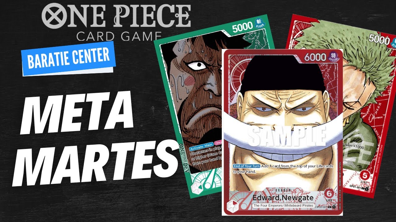 Meta Martes - Top 4 regionals decks OP-02,One piece TCG - YouTube