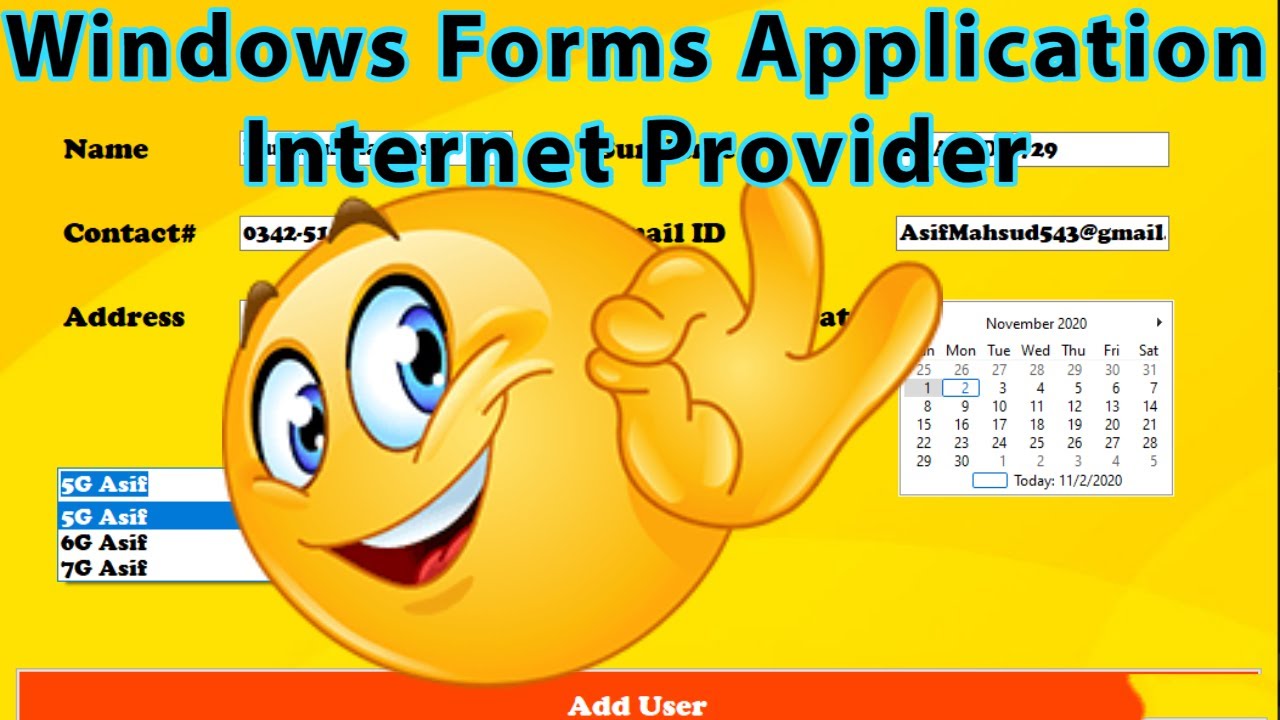 C# Windows Forms Application for Internet Provider | Multiple Forms ...