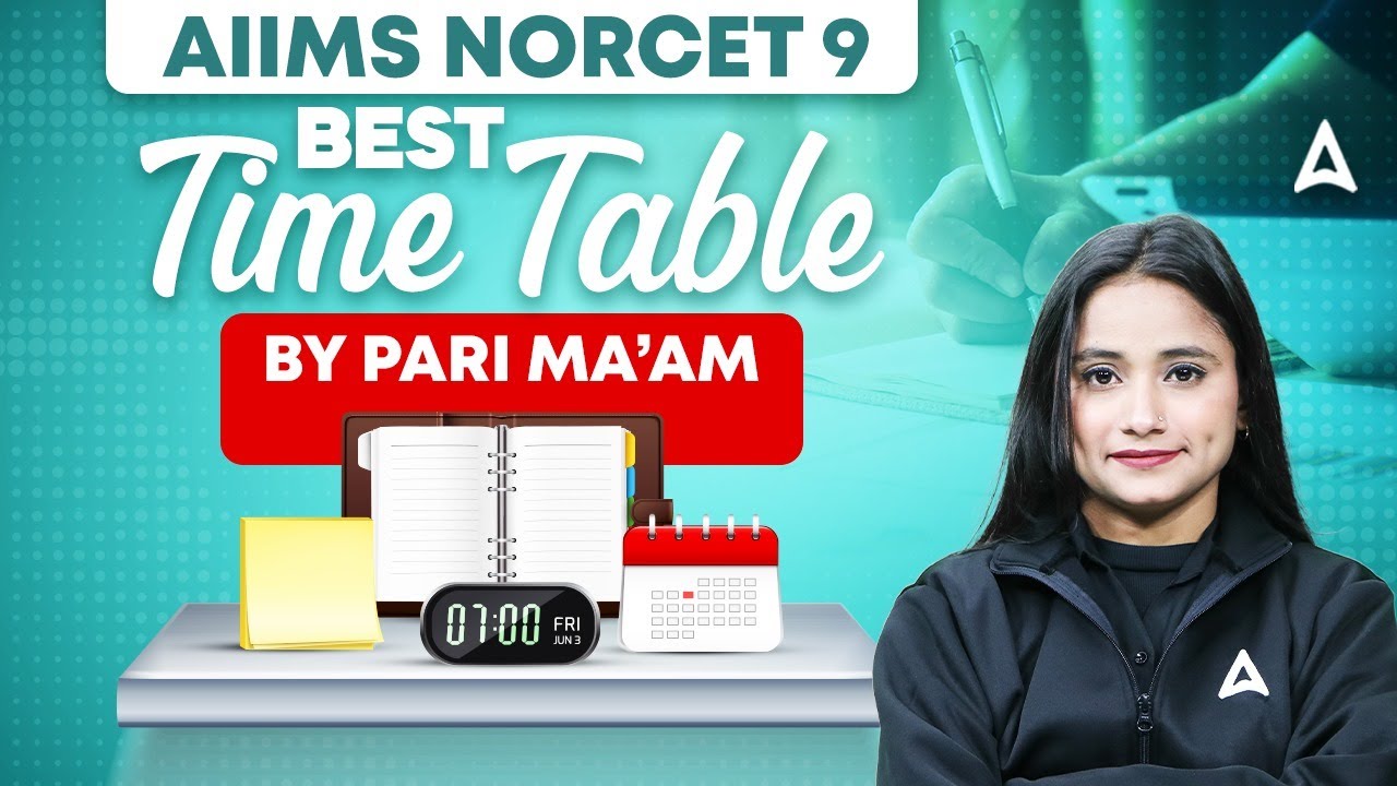 AIIMS Nursing Officer Study Plan 2025 | NORCET 9 Exam Preparation Strategy | NORCET 9 Time Table ...