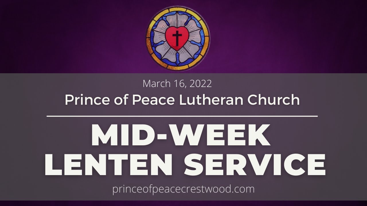 Mid-week Lenten Service - YouTube