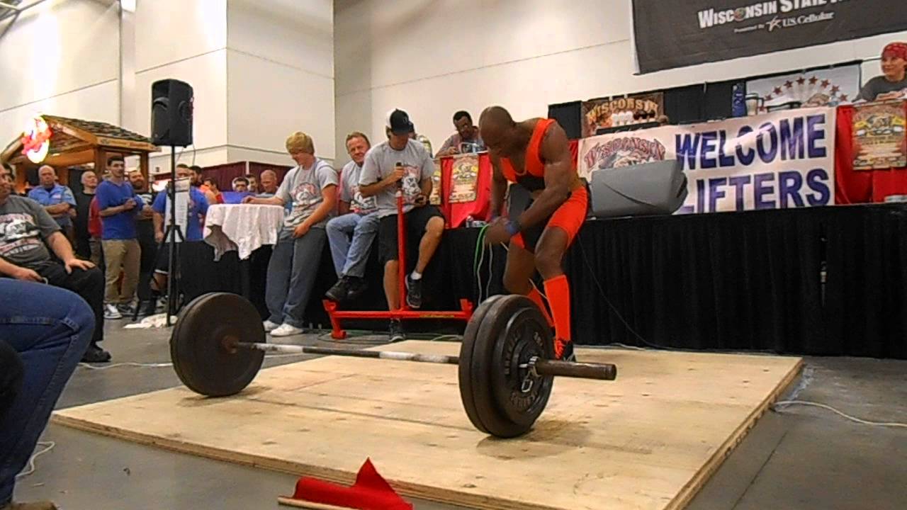 Anthony Williams 2013 WI State Fair 520lb Deadlift - YouTube