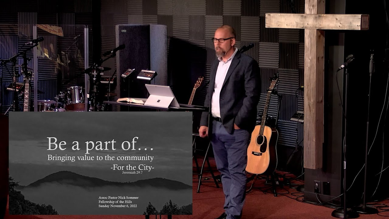 Pastor Nick Sommer - Be a Part of Bringing Value to the Community - For ...
