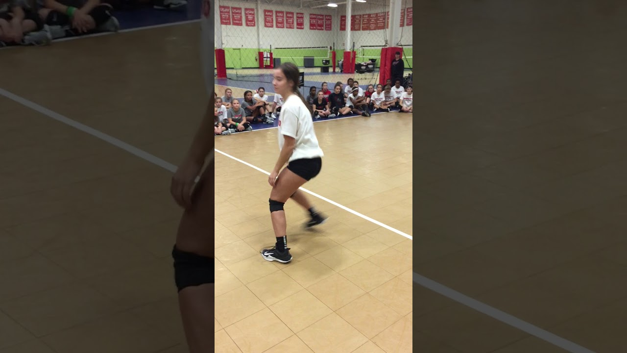 Volleyball attacking-two steps approach - YouTube