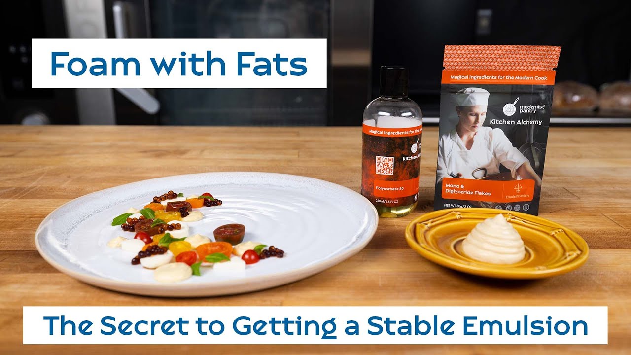 Foam with Fats: The Secret of Getting a Stable Emulsion. WTF - Ep. 335 ...
