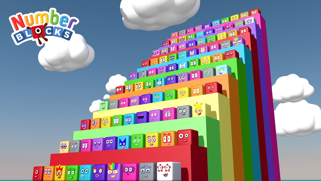 Numberblocks Step Squad ALL Numberblocks Song 1 - 100 - YouTube