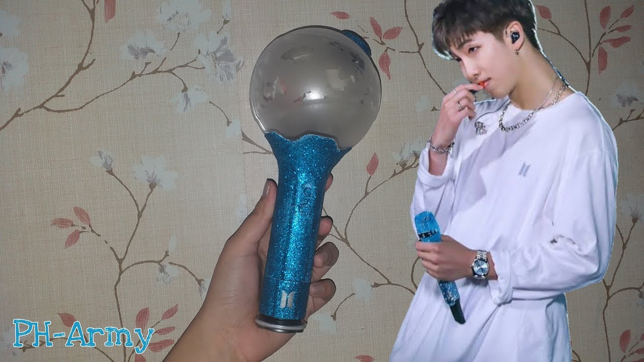Customized my Army bomb (RM Mic) - YouTube