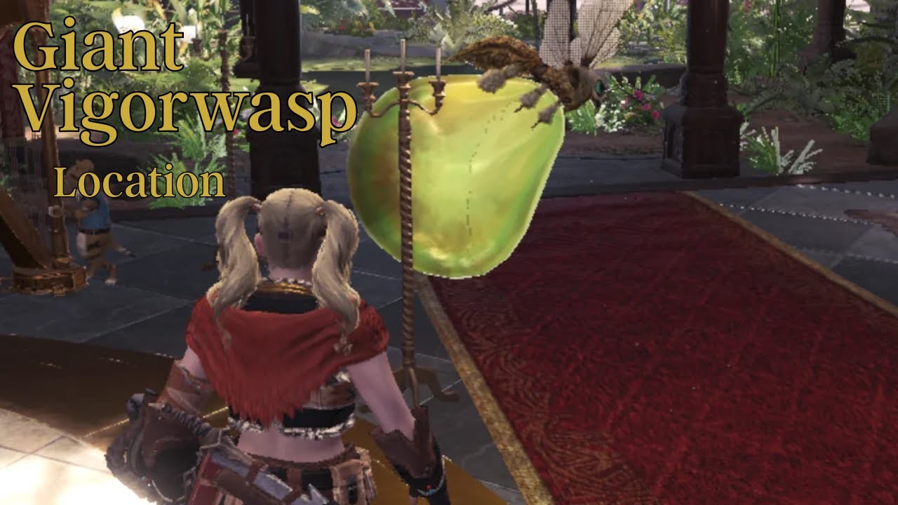 Monster Hunter Wilds- Giant Vigorwasp Location ( A gusty move side ...