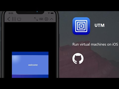 How to install UTM virtual machine on iOS device working / iPhone ...