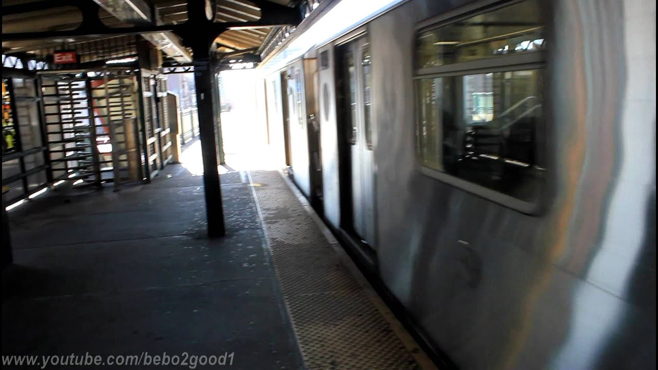 IRT Subway: R142 (2) (5) Local / Express train at Prospect Avenue - YouTube