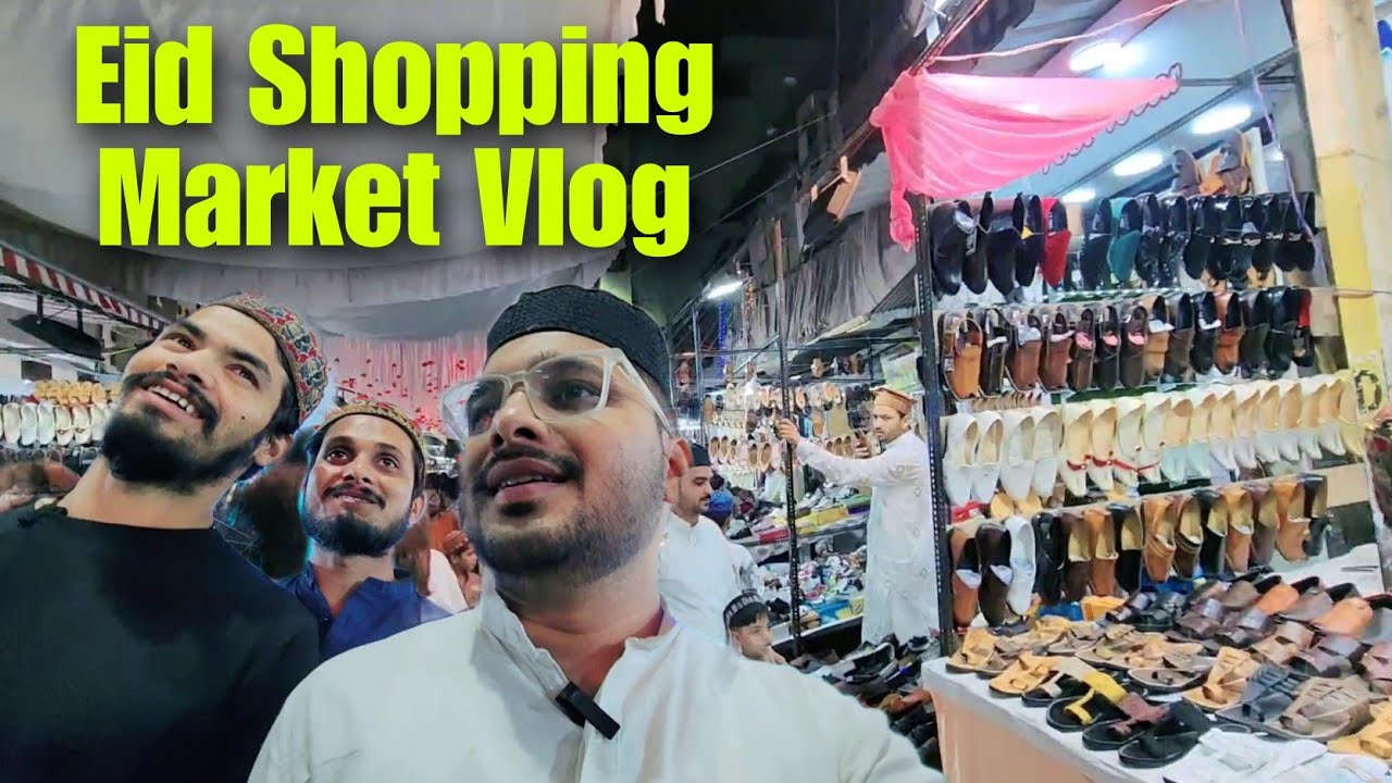 India Me Eid Ki Market Kaisi Hoti Hai.. Bambai Bazar Indore Market ...