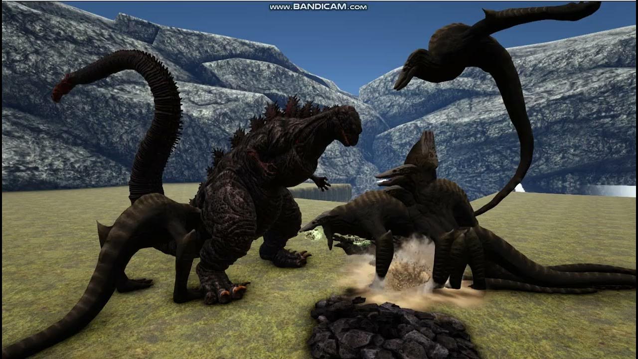 SHIN GODZILLA RAMPAGE ::: Ark Survival Evolved - YouTube