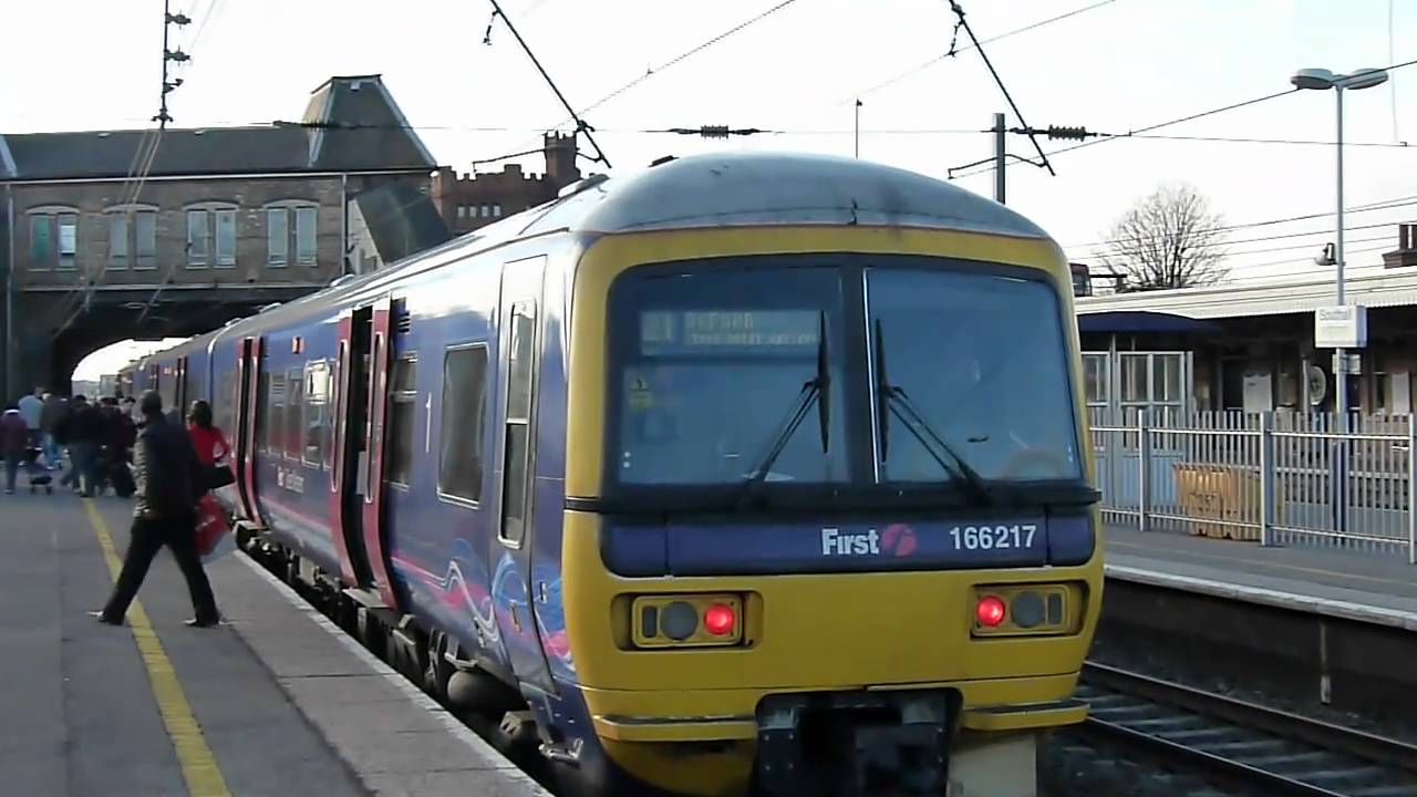 First Great Western Train Arriving at Southall Station. Destination ...