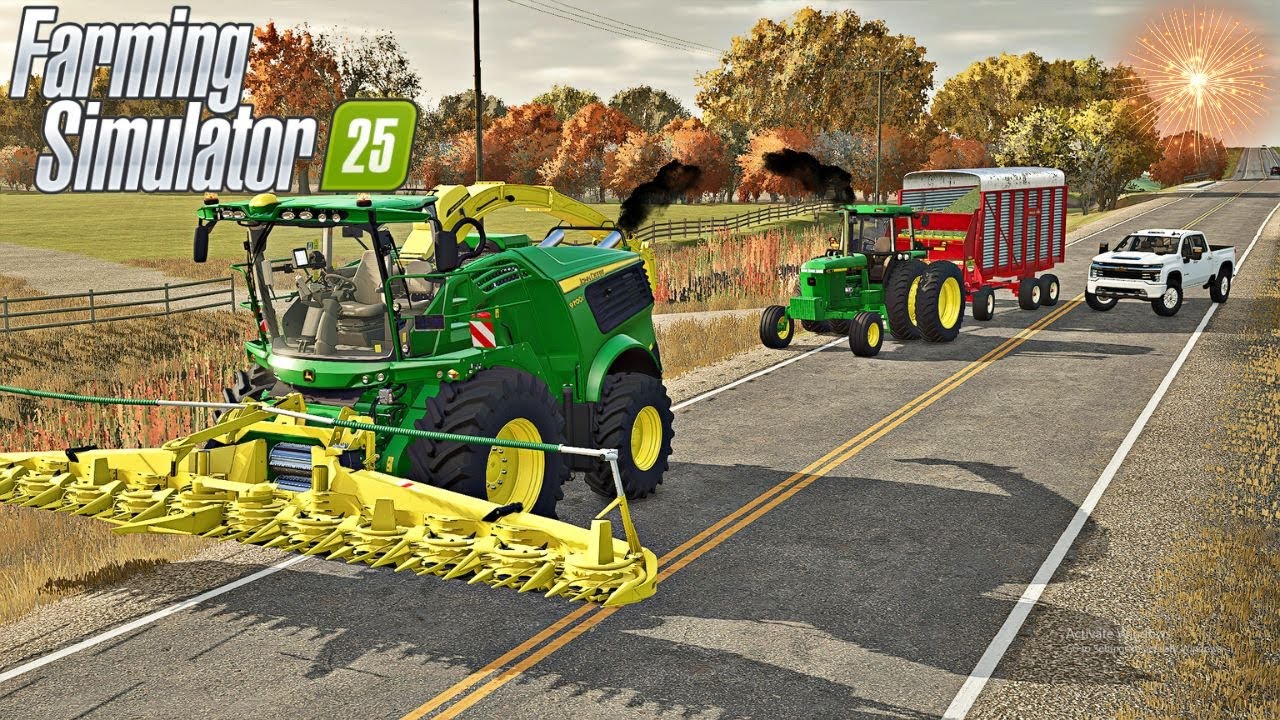 Copping Silage & Buying Equipment! ( John Deere ) (Fs25) - YouTube