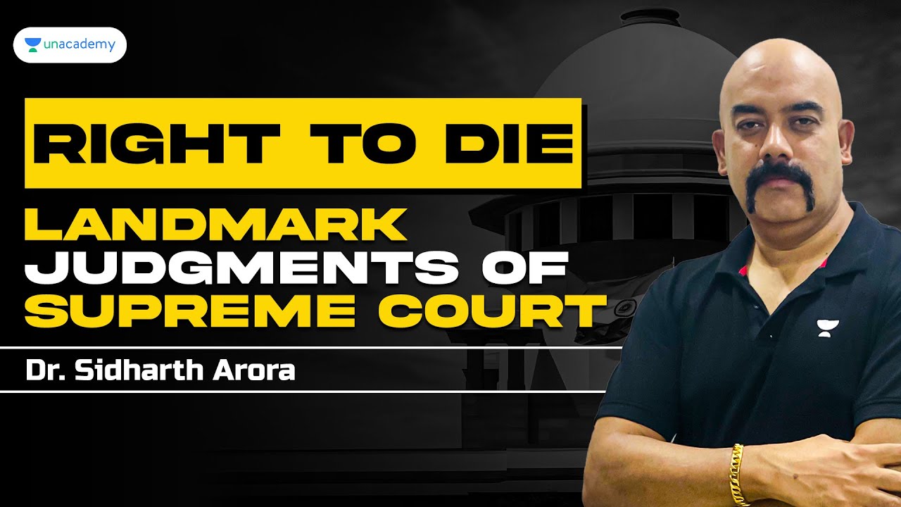 Landmark Judgments of the Supreme Court | Sidharth Arora - YouTube