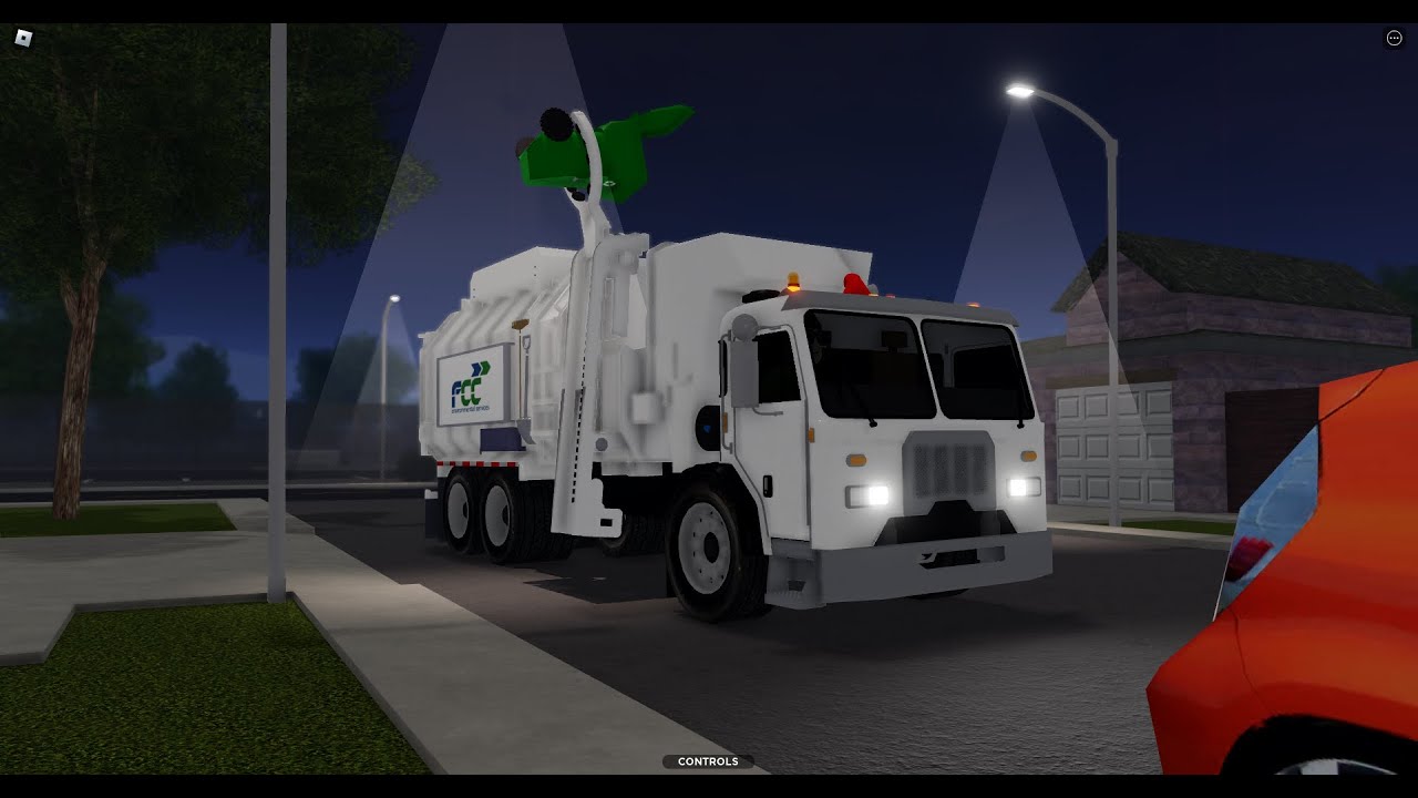 Roblox Garbage Trucks| FCC Pete 320 Octo Amrep On Recycle At Night ...
