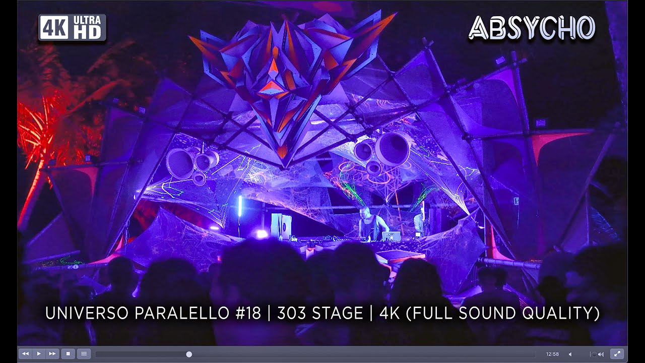 🌴 ABSYCHO LIVE @ Universo Paralello #18 2024/25 | 303 Stage | Full Set ...
