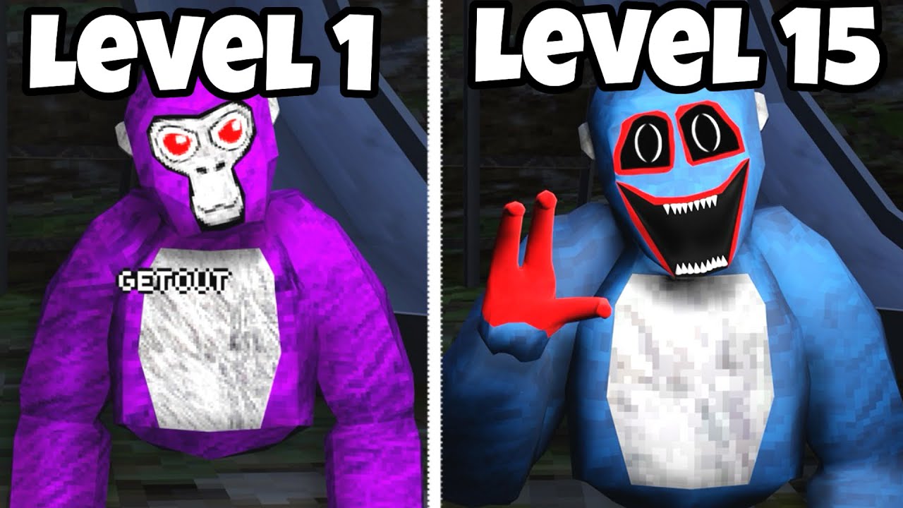 I hunted 15 levels of gorilla tag ghosts... - YouTube