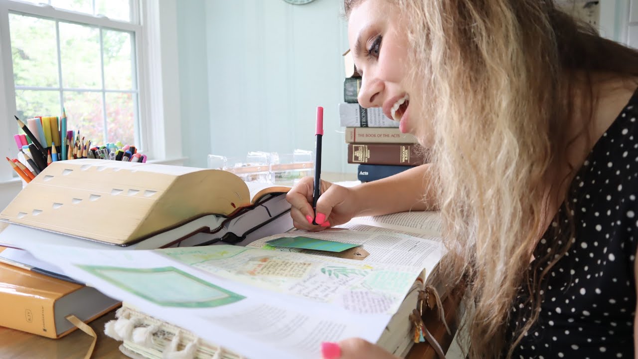 Bible Note Taking Ideas (& How I Make Bible Tabs!) Bible journaling ...