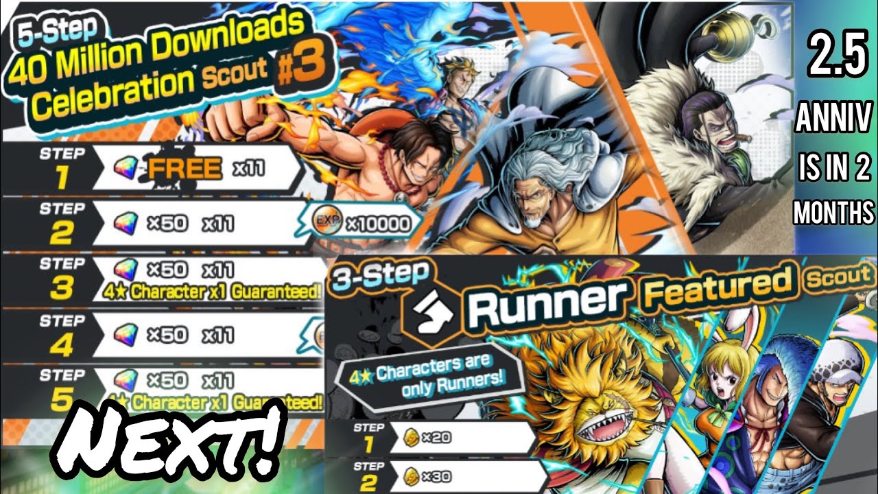 Rayleigh, Ace/Marco, Croco! Next, 40 Mil Downloads Celebration Scout #3 ...