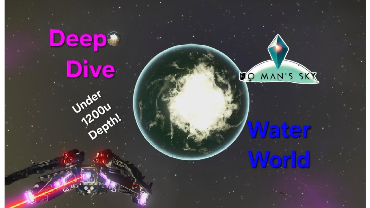 No Man's Sky | Water World Deep dive under 1200 units . ( PSVR2 ) - YouTube