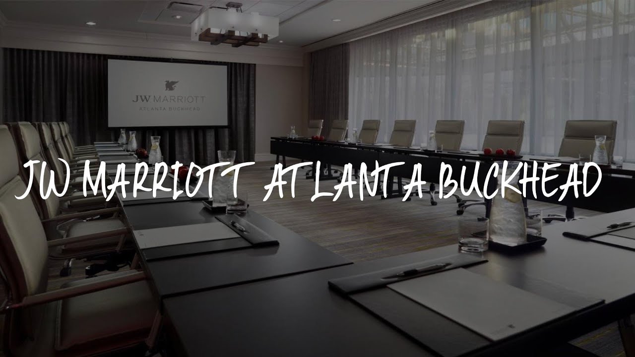 JW Marriott Atlanta Buckhead Review - Atlanta , United States of ...