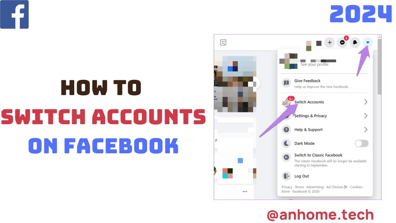 Mastering How to switch accounts on facebook - YouTube