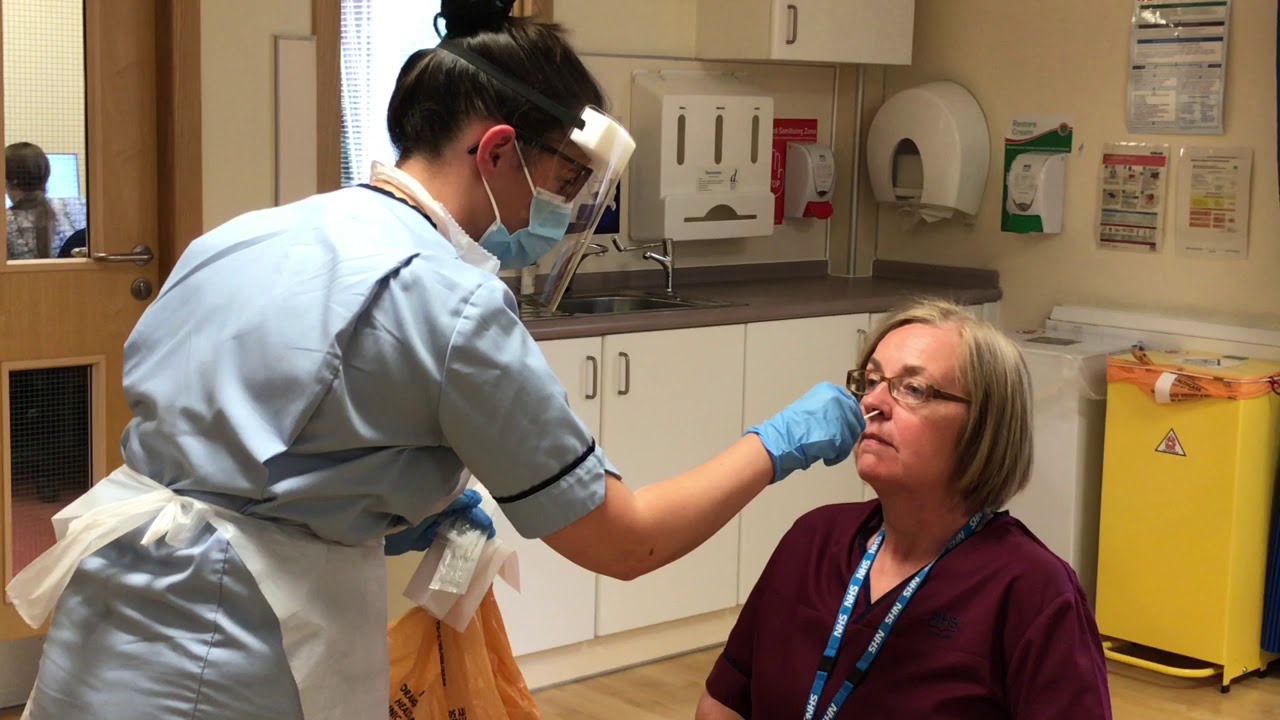 Care home staff testing champion - YouTube