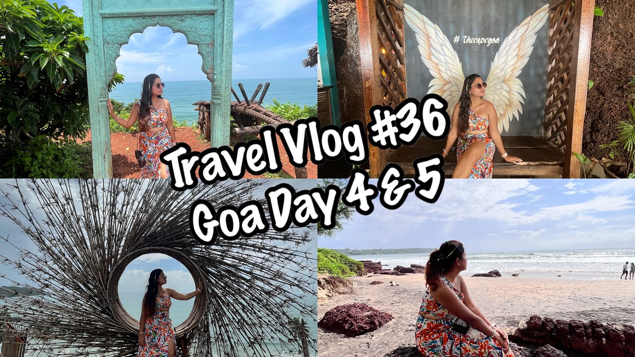 Travel Vlog #36 || Goa || Cabo De Rama Beach || The Cape Goa || South ...