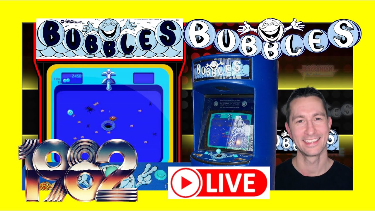 Bubbles (Arcade) - Chronologically Gaming is LIVE! #arcade #bubbles # ...