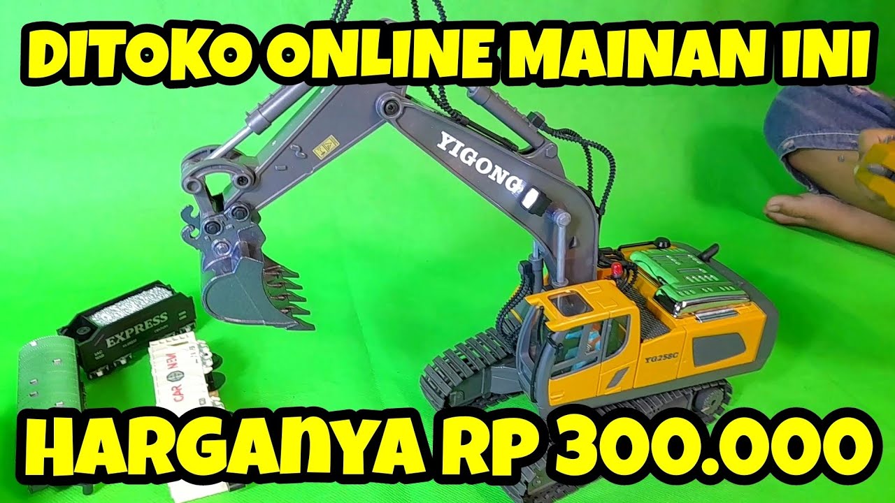 mainan excavator | mobil beko #exavator #mainanbeko - YouTube