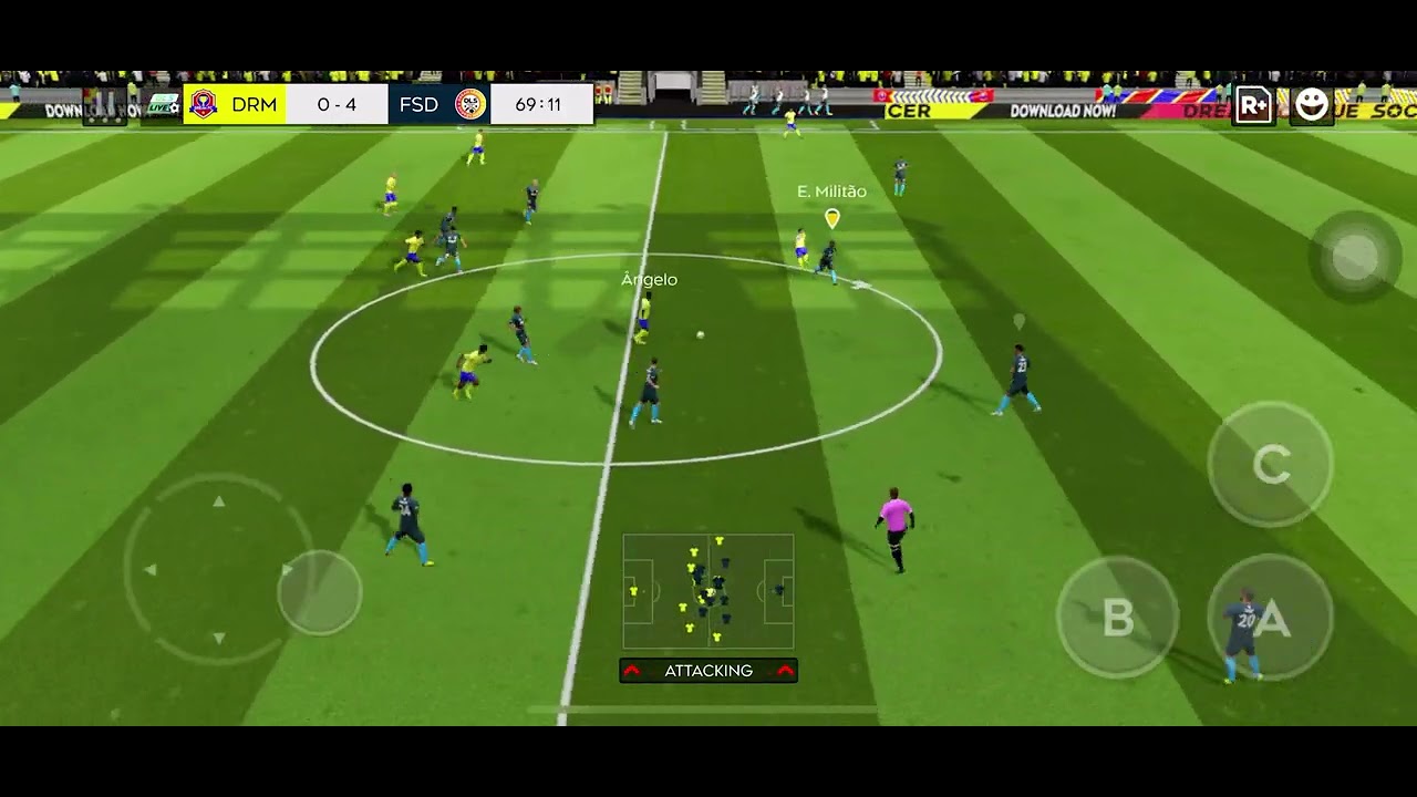 Lol match dls 25😂 dls football live match - YouTube