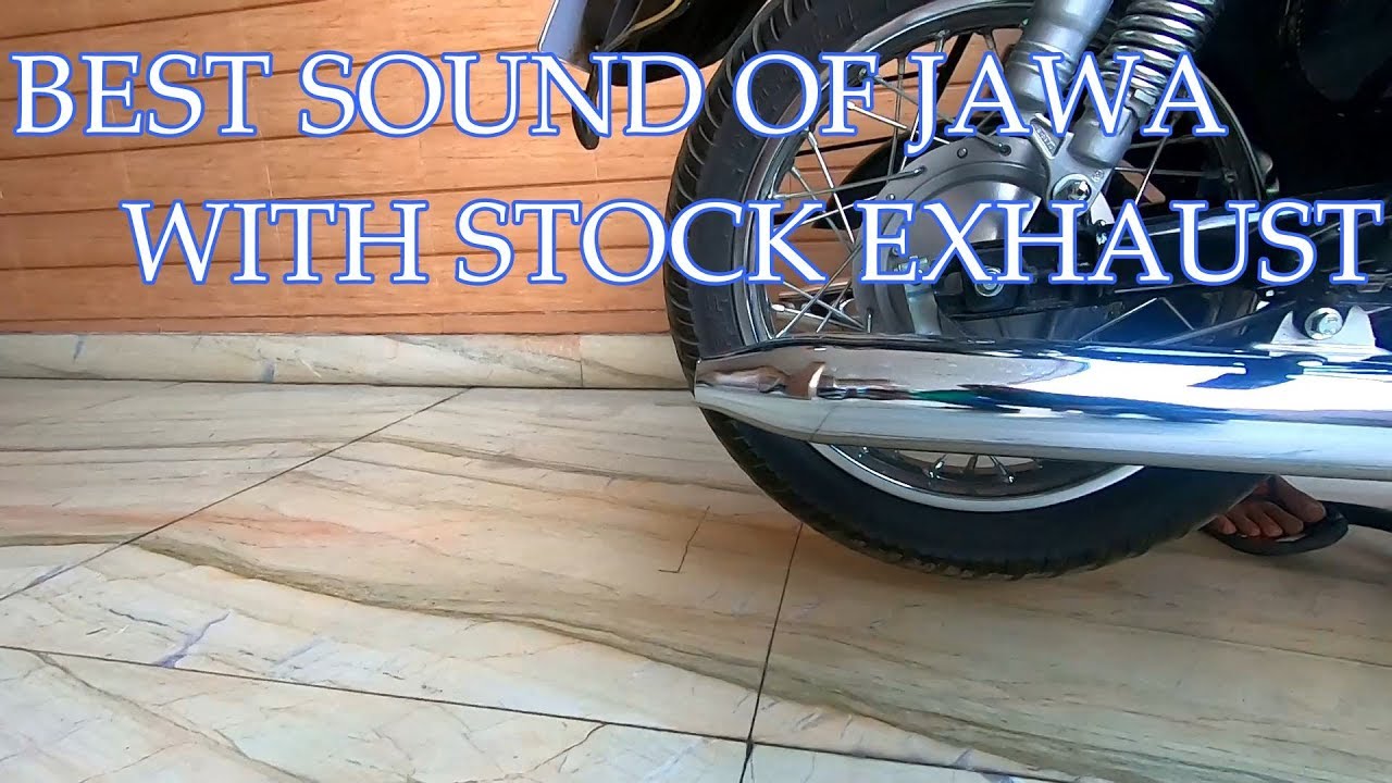 BEST SOUND OF JAWA WITH STOCK EXHAUST - YouTube