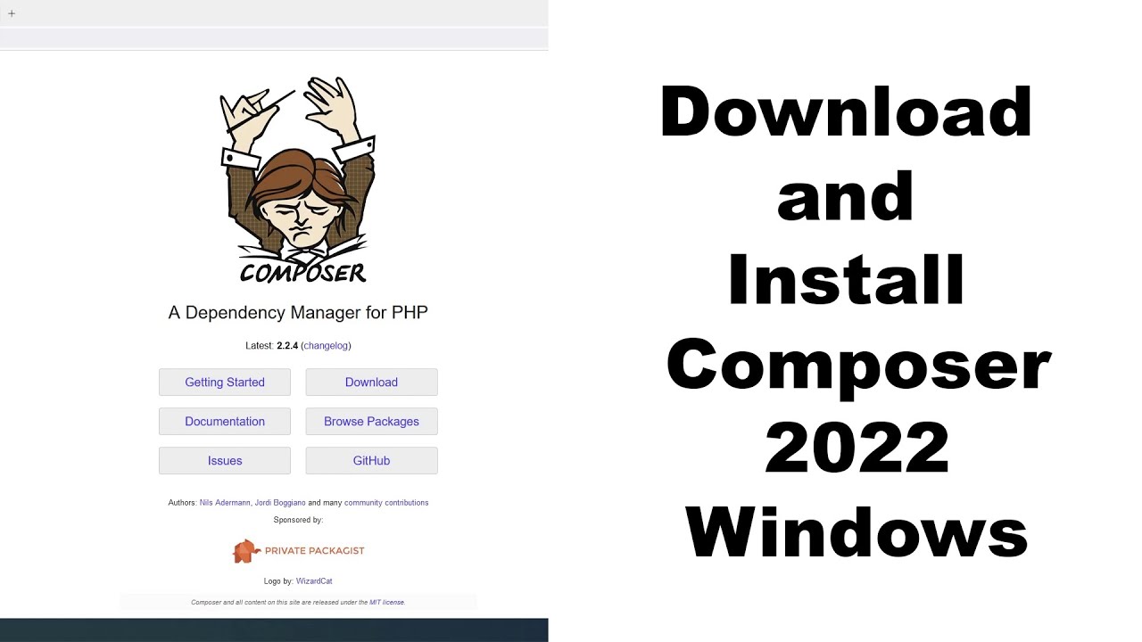 Download and Install Composer - 2022 - Windows - YouTube