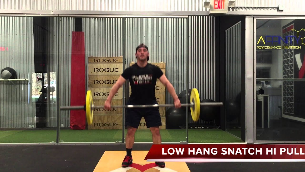 LOW HANG SNATCH HI PULL - YouTube