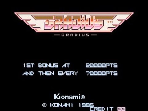 006 グラディウス gradius #068 Free Flyer St 4 BGM (arcade game music) - YouTube