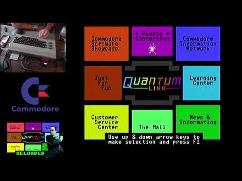 Commodore 64: Quantum Link (Reloaded) How To - YouTube