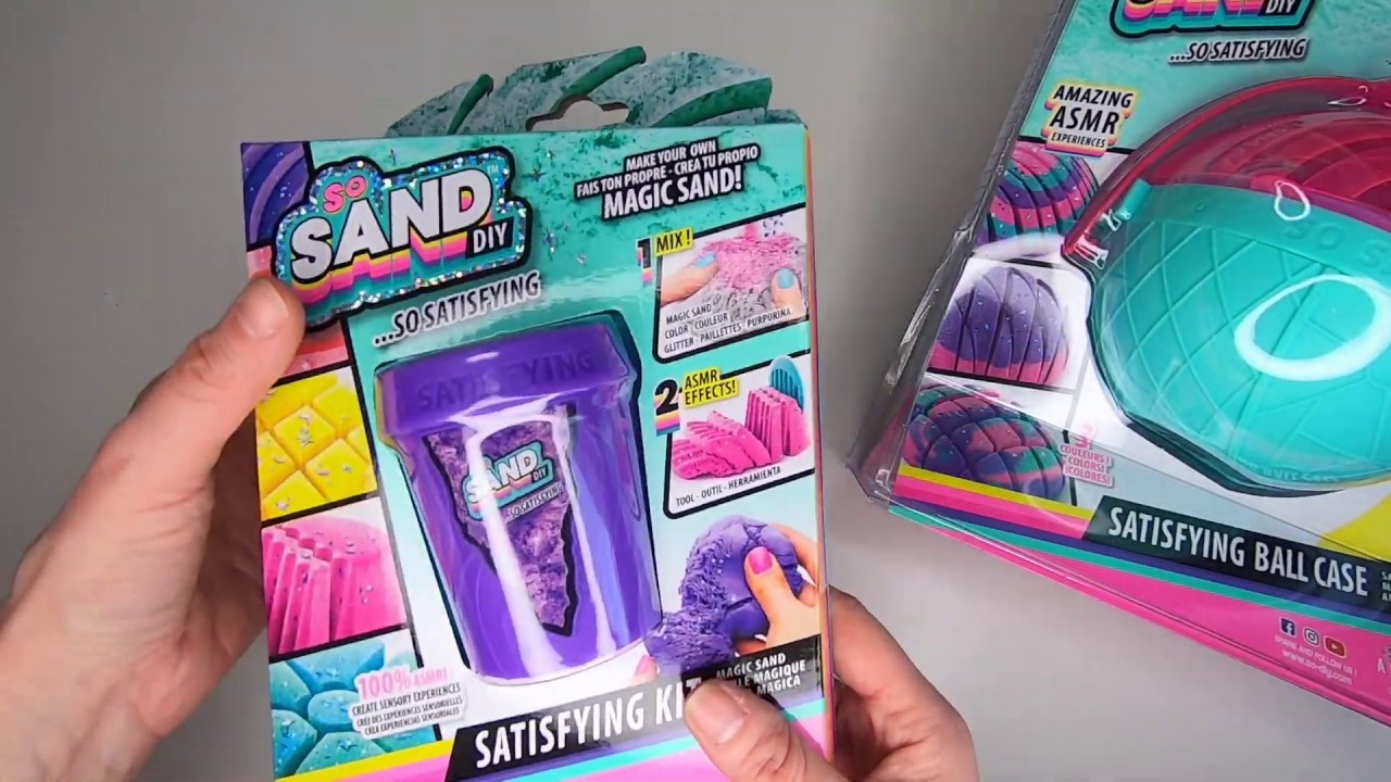 so sand DIY un kit pour faire de l'asmr trop satisfaisant - YouTube